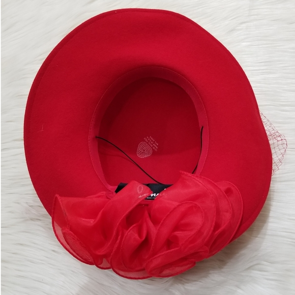 Vintage | Accessories | Vintage Red Wool Hat | Poshmark